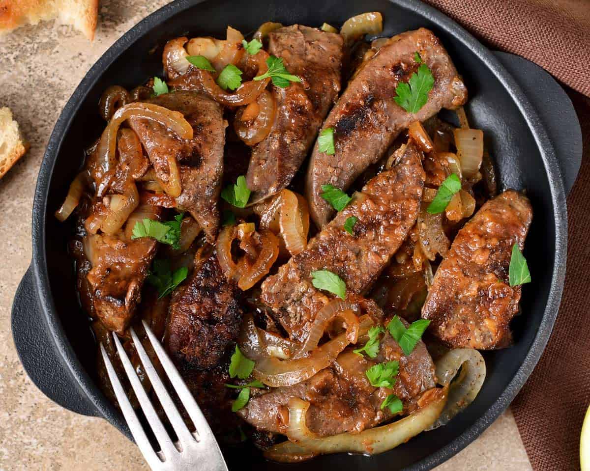 Hígado Encebollado Receta - Cocina Guru