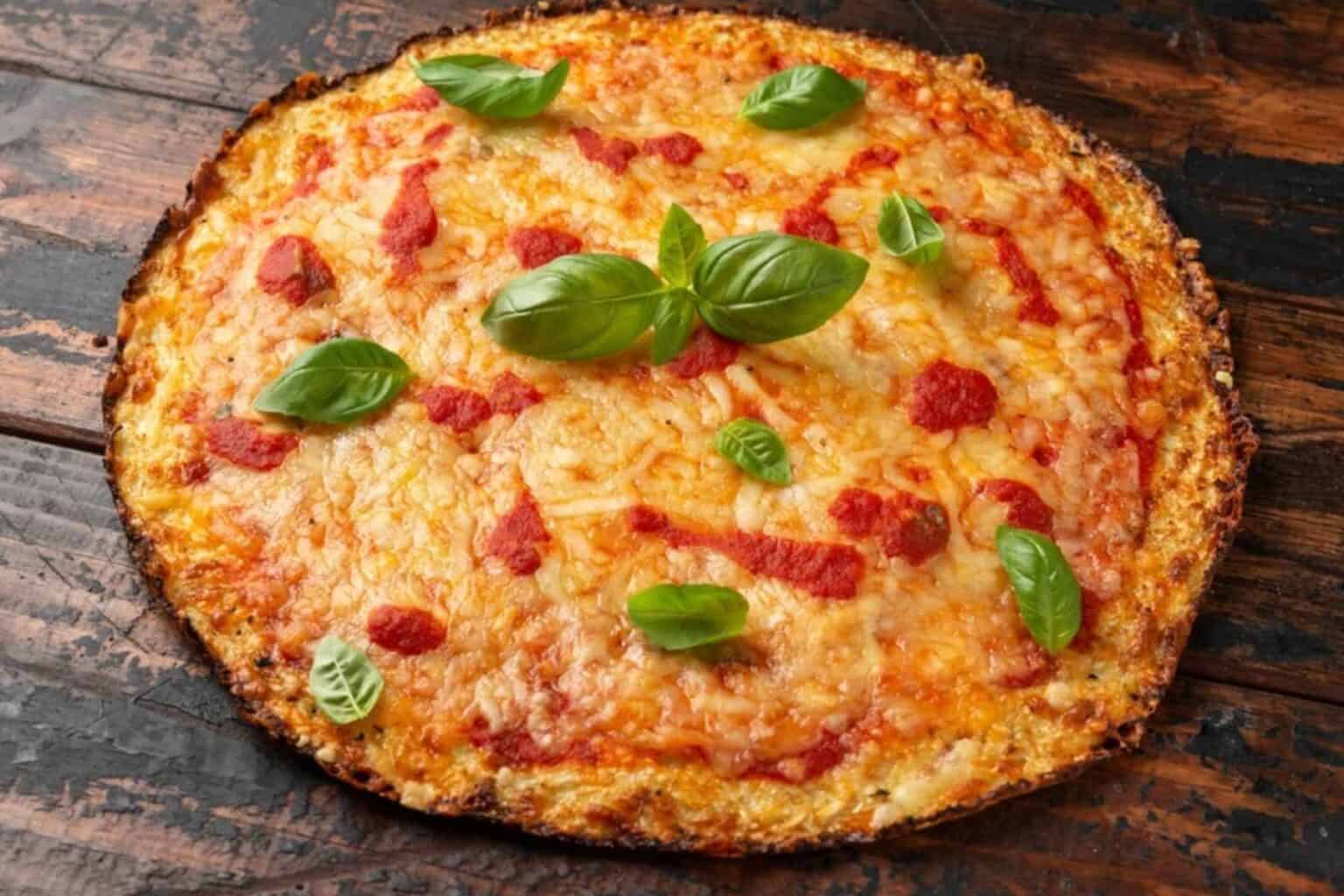 Pizza de Coliflor Paso a Paso: Ideal para Dietas Bajas en Carbohidratos